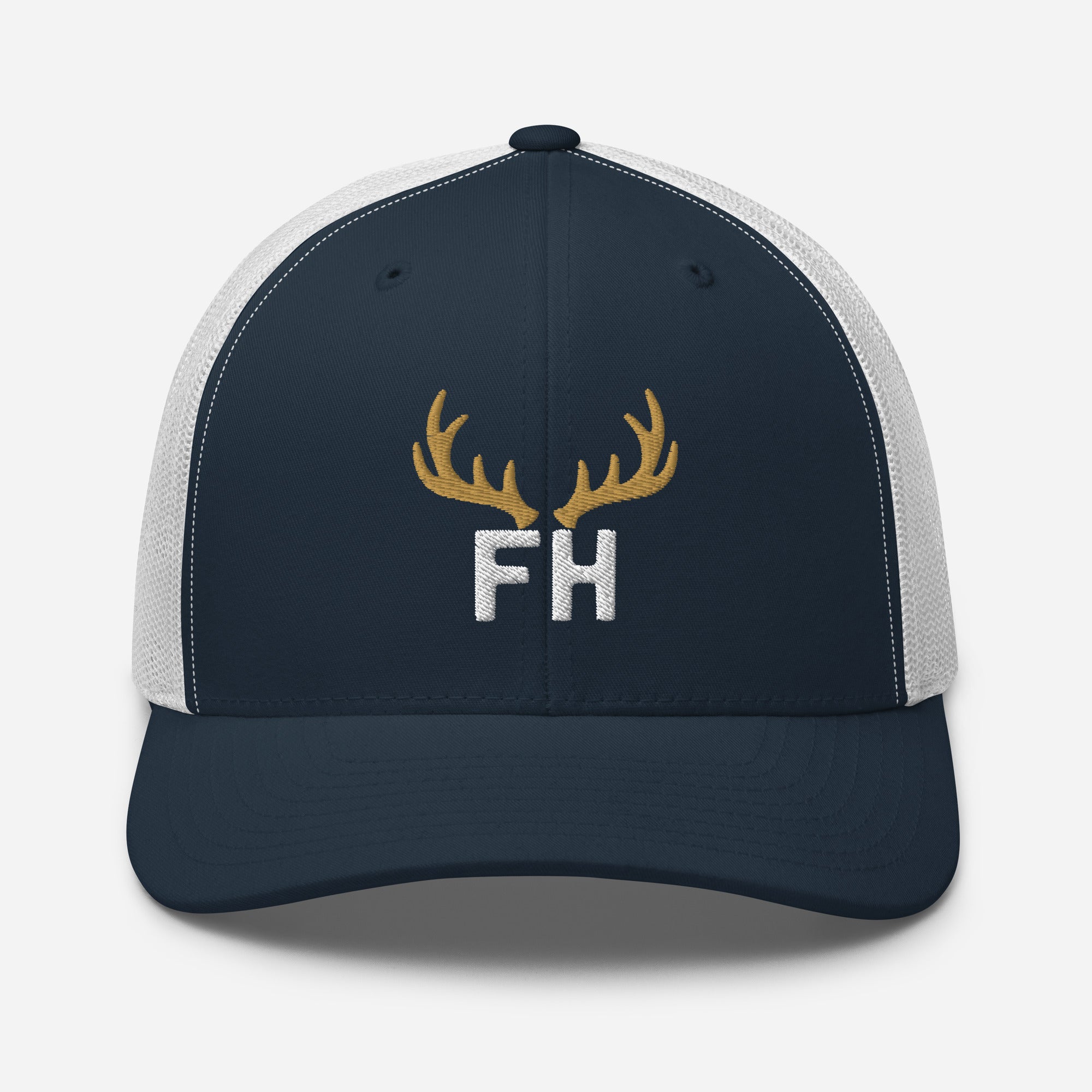 Mens Elk Hunting Hat Elk Crest Trucker Snapback | Fearless Harbor ...